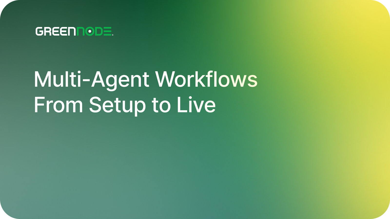 Multi-Agent Workflows – From Setup to Running (Part 1)